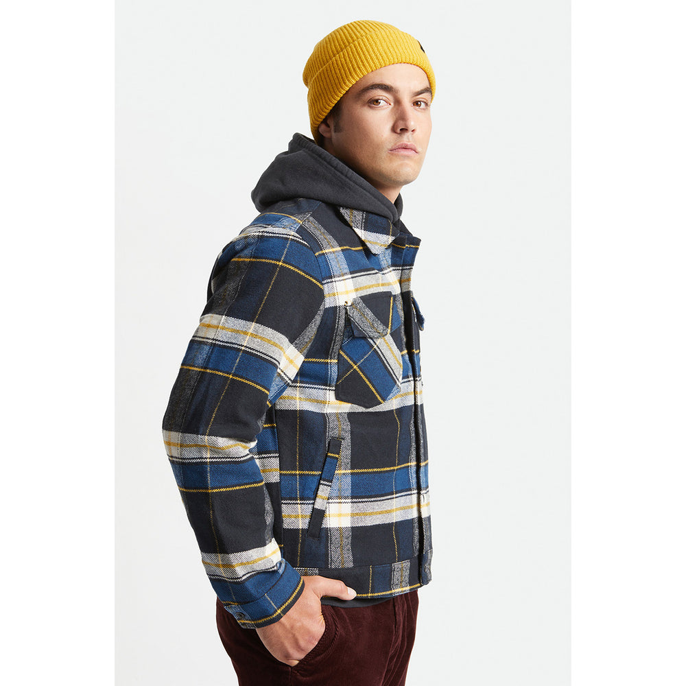 BOWERY TRUCKER JACKET - JOE BLUE PLAID